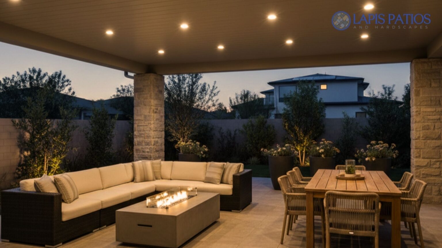 A Recessed Patio Lighting Installation That Actually Lasts – Lapis Patios